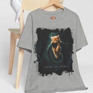 Xenomorph Alien X Jonesy Cat Tshirt - Cute Hang in There Shirt, Perfect ...