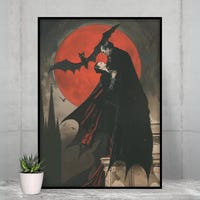 Dracula Pencil Drawing - Etsy