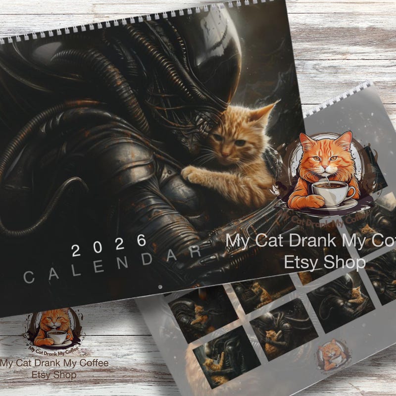 Alien Calendar 2026 - Etsy UK