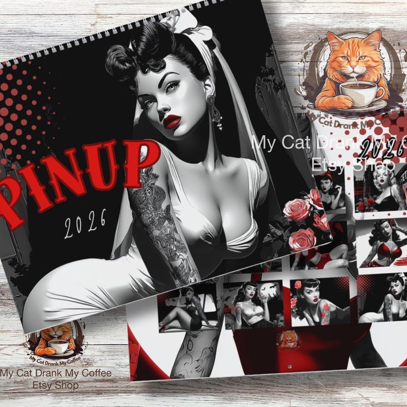 2026 Pin up Calendar - Etsy