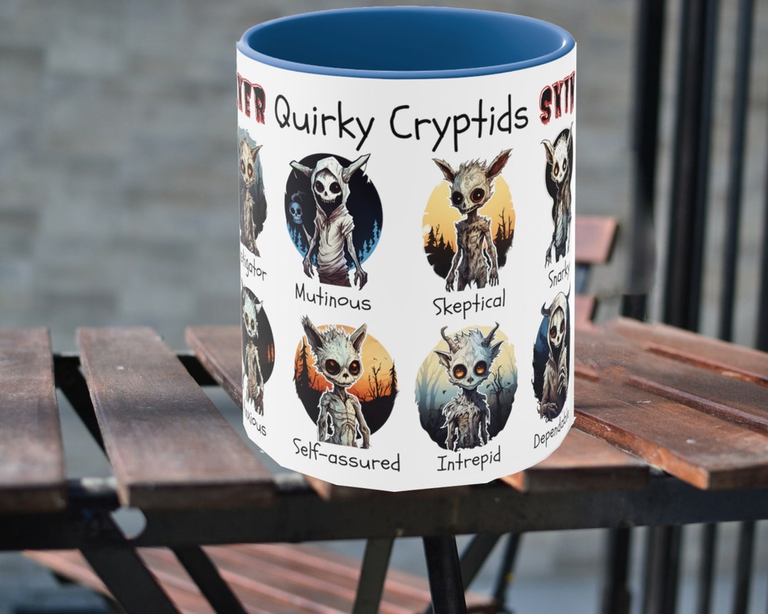 Funny Skinwalker Mood Mug: Spooky Cryptid Coffee Cup - Etsy UK