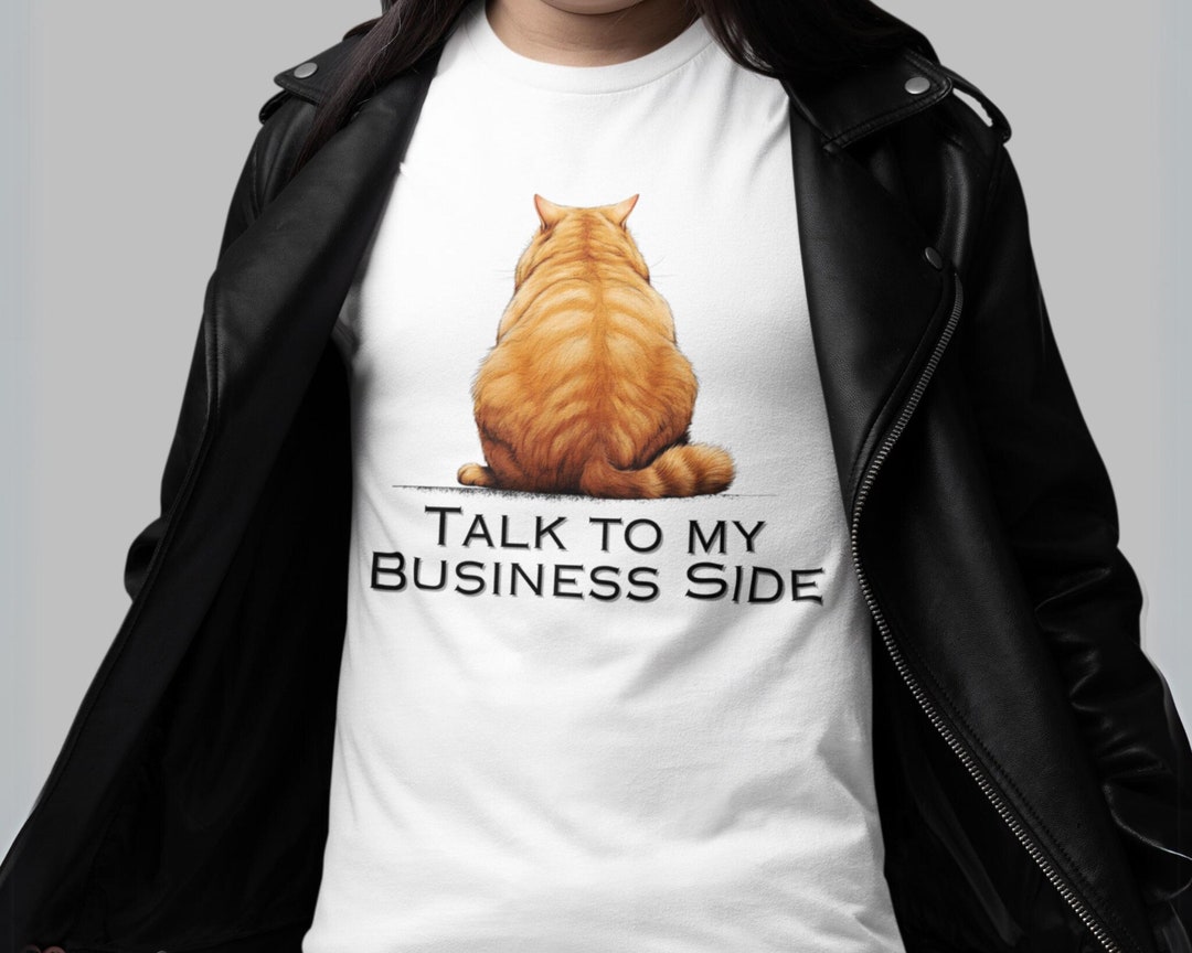 Fat Cat T-shirt - Chonky Orange Cat Humor - Adorable Top for Everyday Wear - Perfect Gift for ...