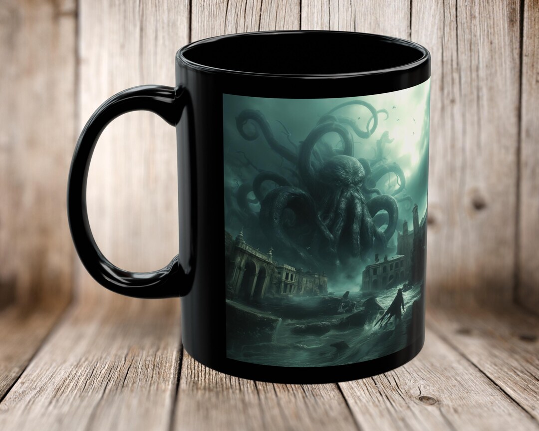 Cthulhu Mug - Creepy Lovecraftian Horror Coffee Cup, Perfect for ...