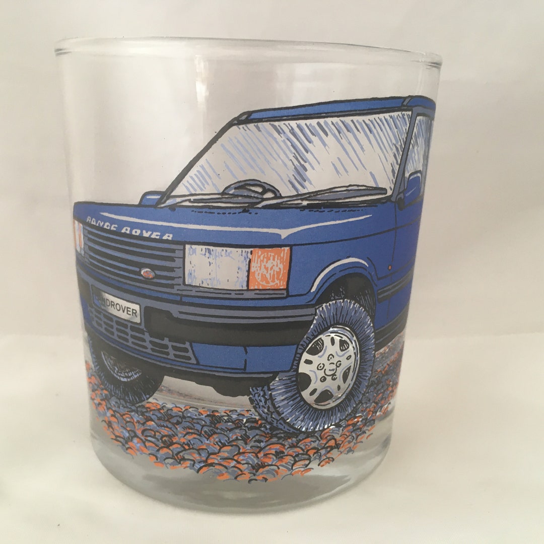 Range Rover Classic P6 Design on Large Heavey Base Tumbler Glass - Etsy
