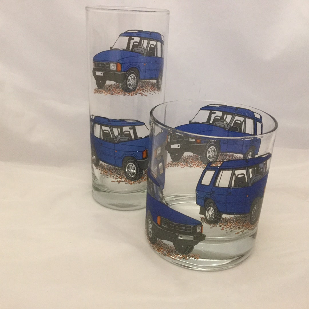 Land Rover Discovery Heavey Base Tumbler and Matching Highball Glass - Etsy