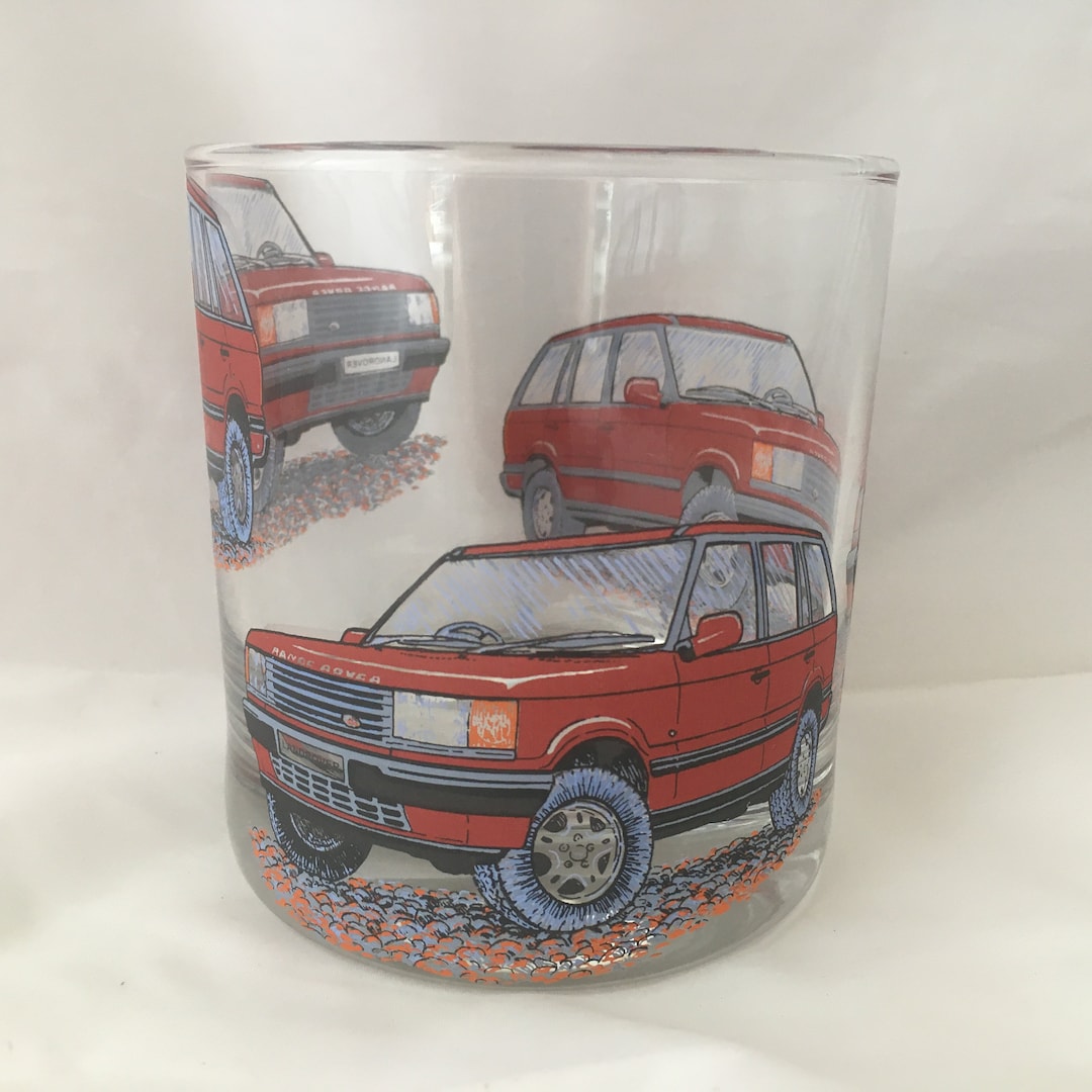 Range Rover P6 Classic Design on Large Heavey Base Tumbler Glass - Etsy