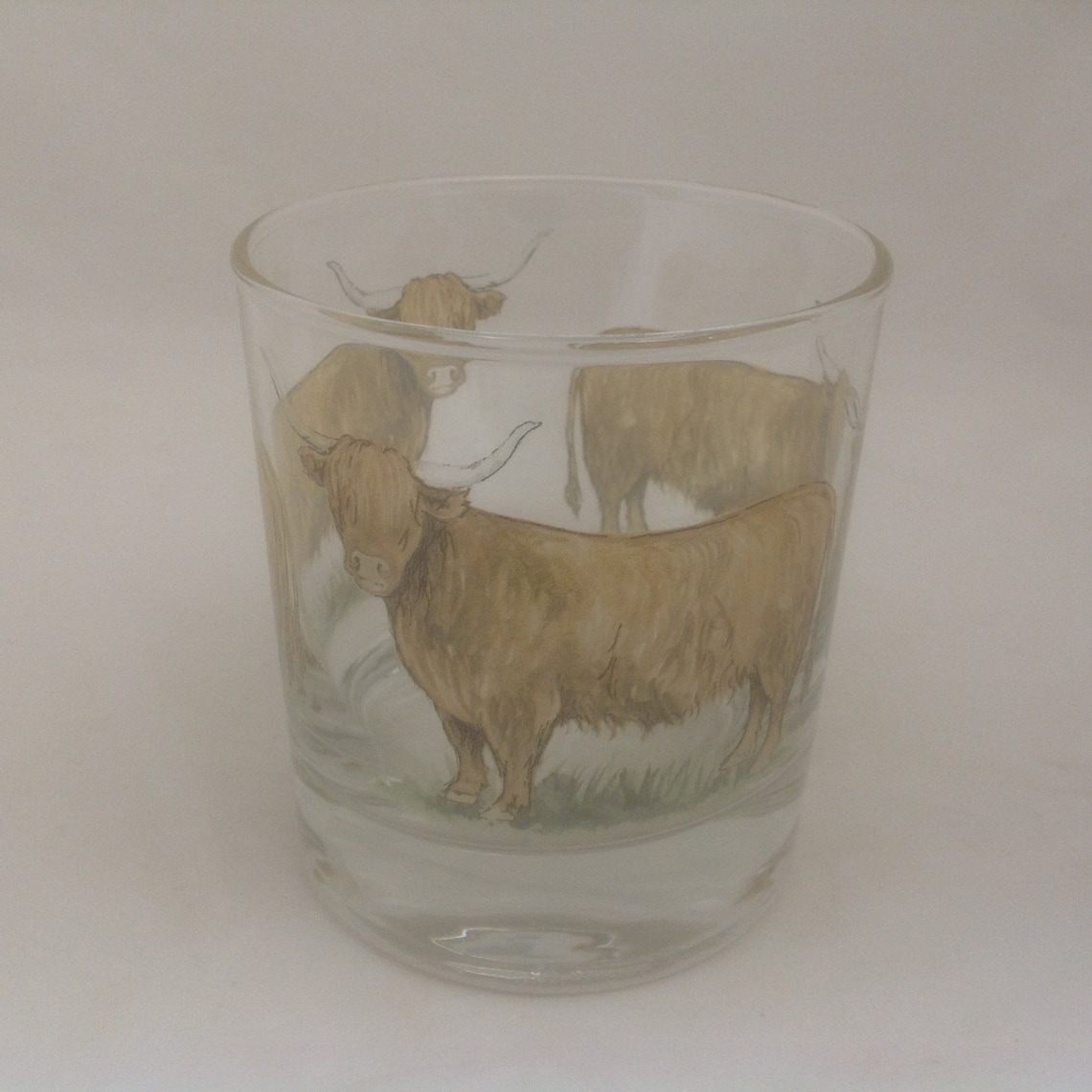 Highland Cow Design Large 40cl Heavey Base Whisky - Etsy Singapore