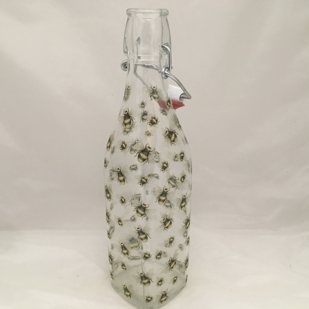 Bee Insect Designs on 500ml Flip Top Bottle - Etsy