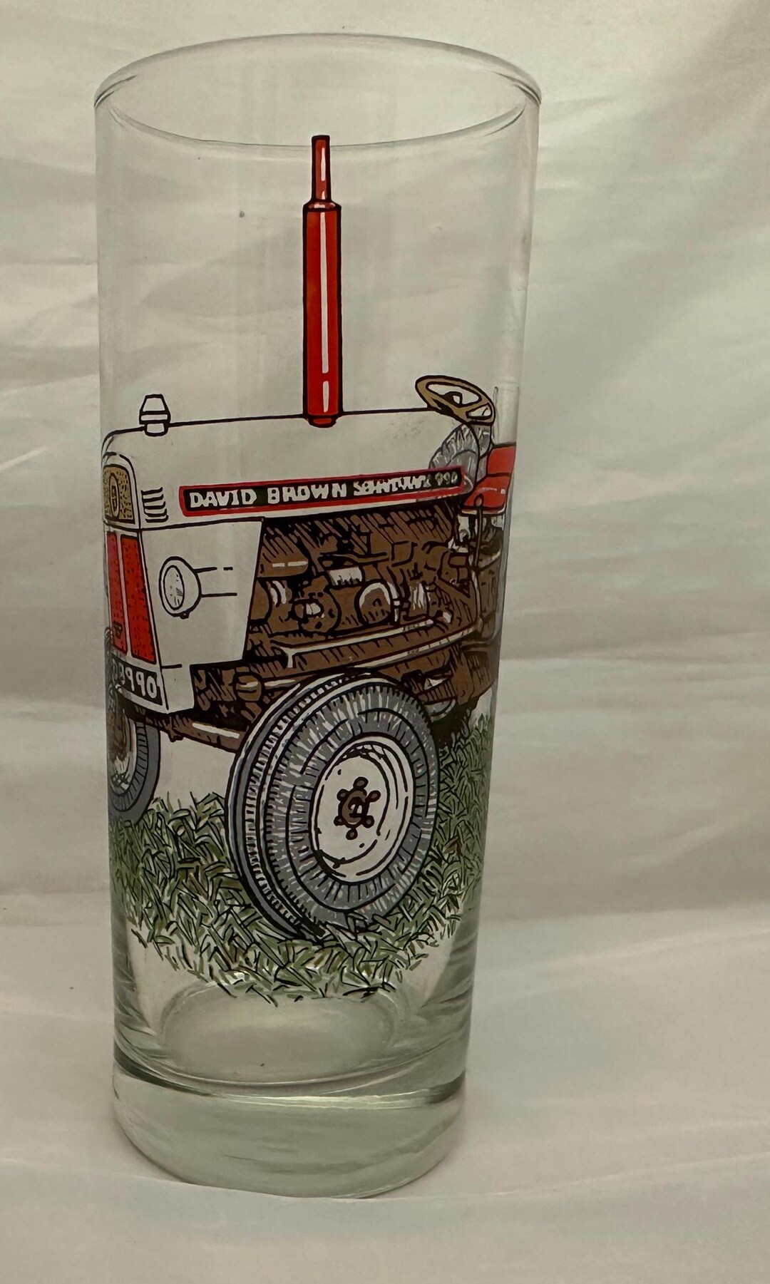 David Brown 990 Tractor Design Printed on Heavey Base Hiball Glass - Etsy