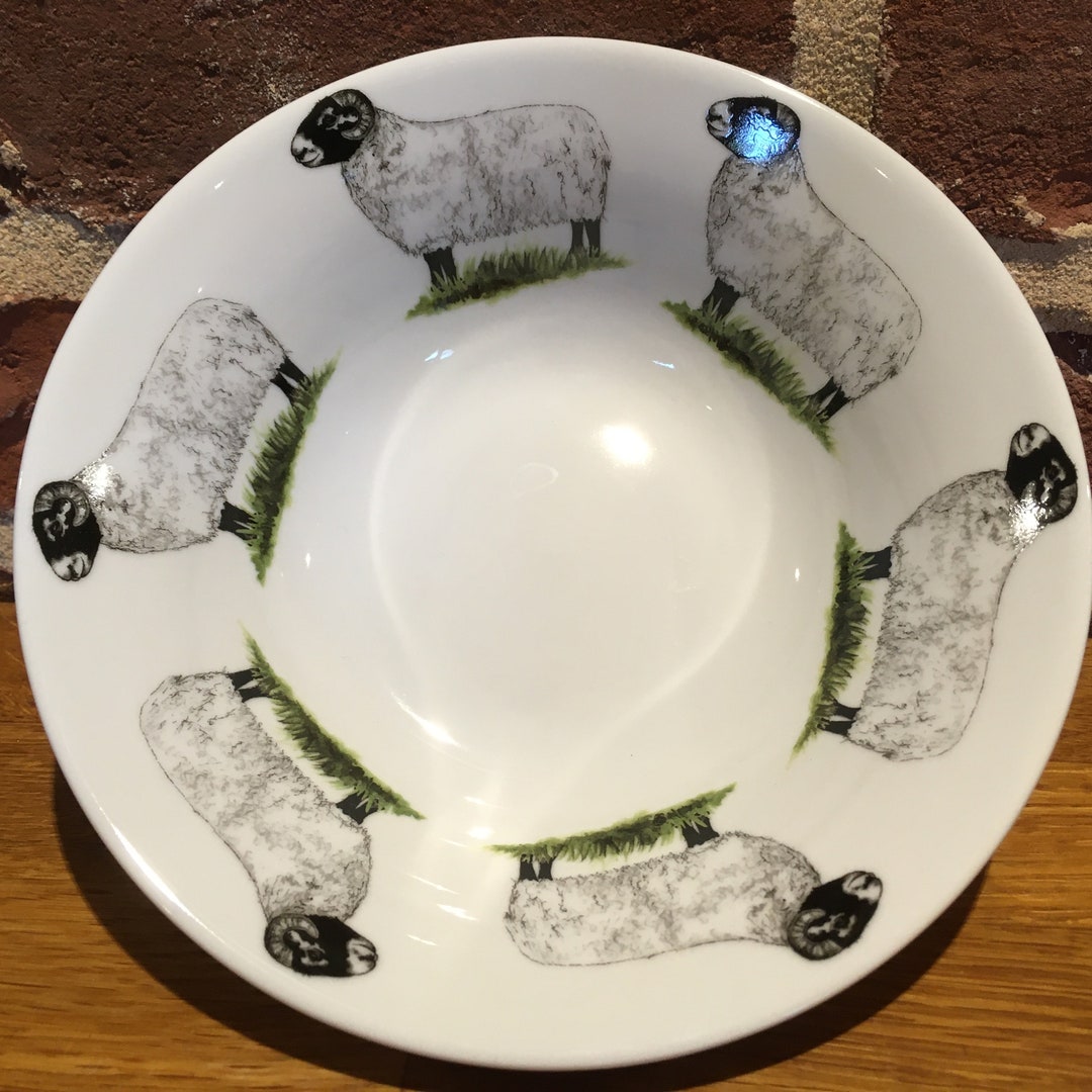 Sheep Designs on 6" Cereal Bowl DISHWASHER SAFE - Etsy