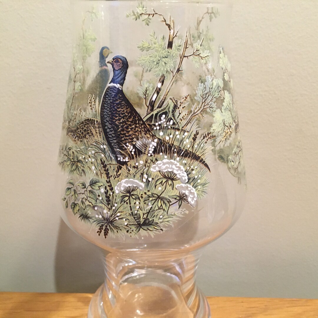 Pheasant Designs on Fine Rim 1pt Craft Beer Glass - Etsy