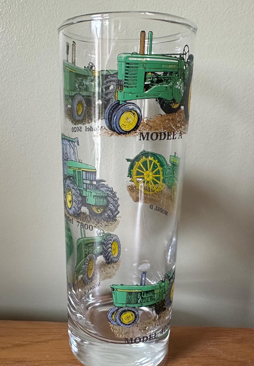 John Deere Tractor Designs Printed on Heavey Base Hiball Glass - Etsy