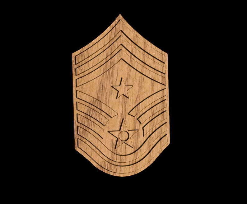 AIR FORCE CCM Rank Plaque Command Chief Master Sergeant Carved | Etsy