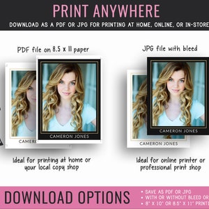 Gold Frame | Acting Headshot Template | 8x10 Headshot Template | Actor ...