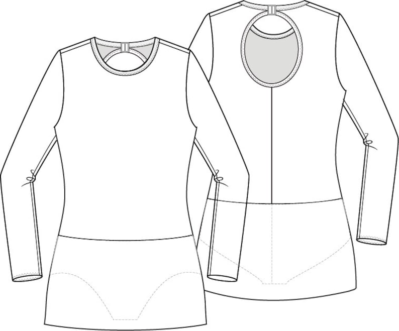 Adult Basic Leotard Pattern - Etsy