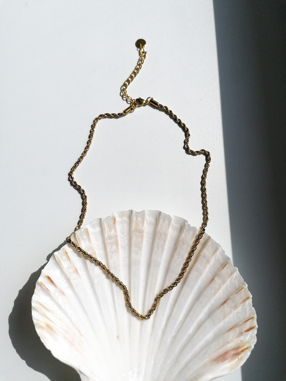 Gold Chain Necklace Stack: Herringbone, Rope, Snake - Waterproof ...