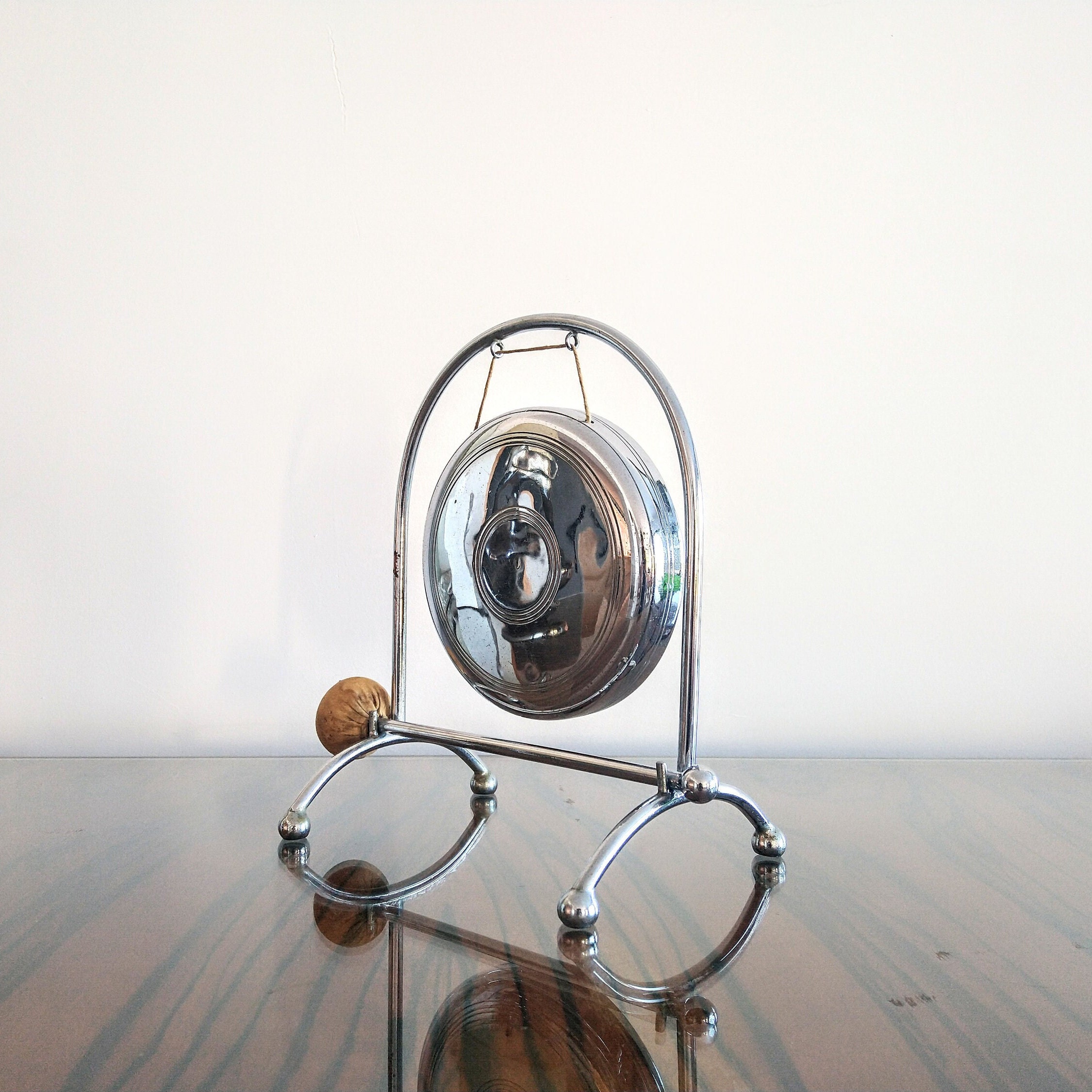 English Art Deco Metal Dining Gong, 1930ca. - Etsy