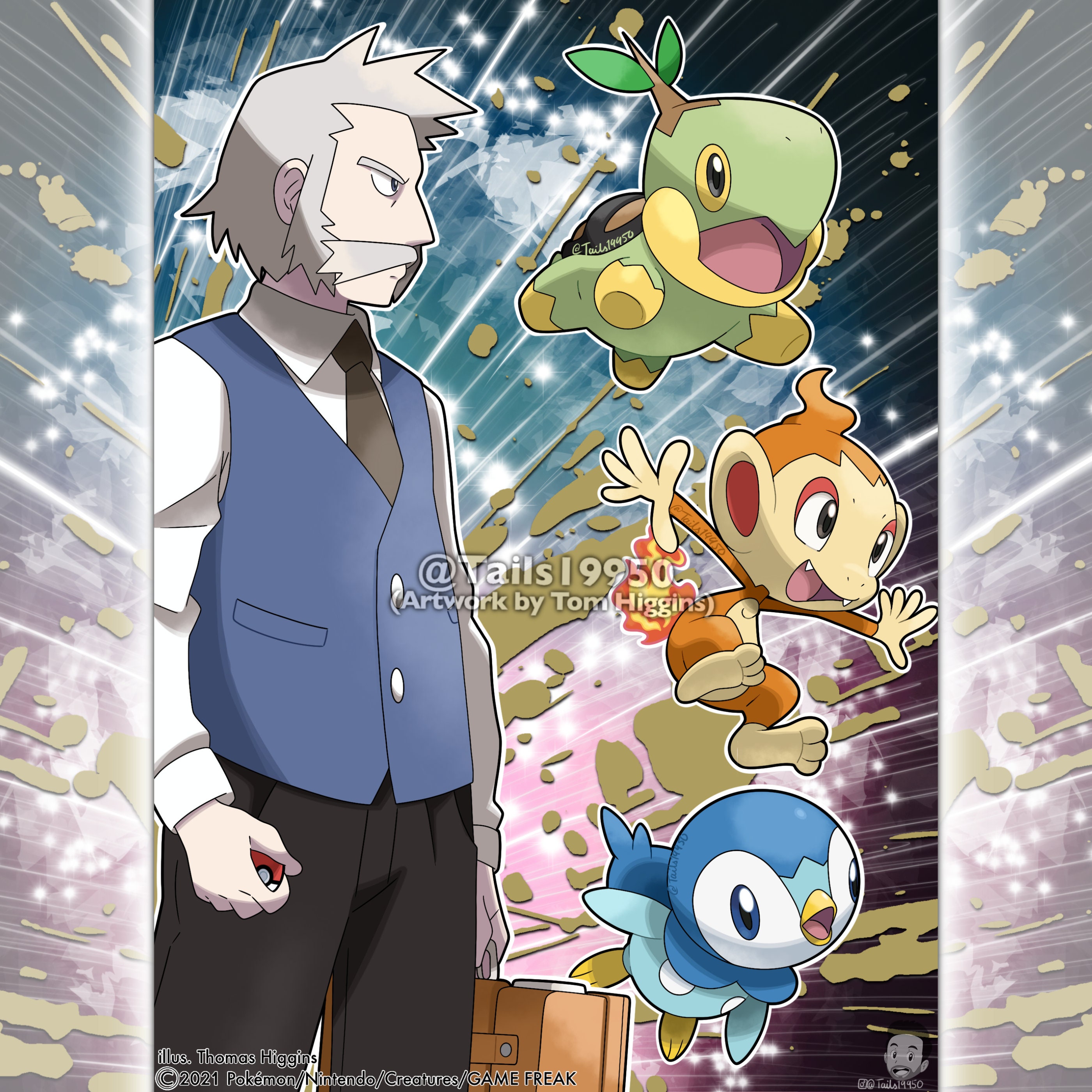 Pokemon Professor Rowan