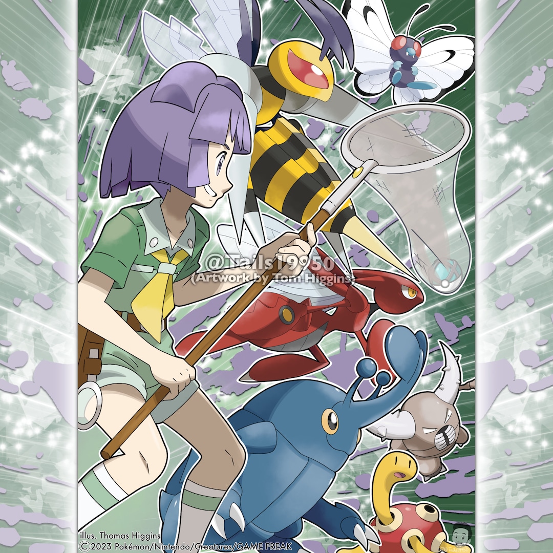 Azalea Gym Leader Bugsy - Etsy