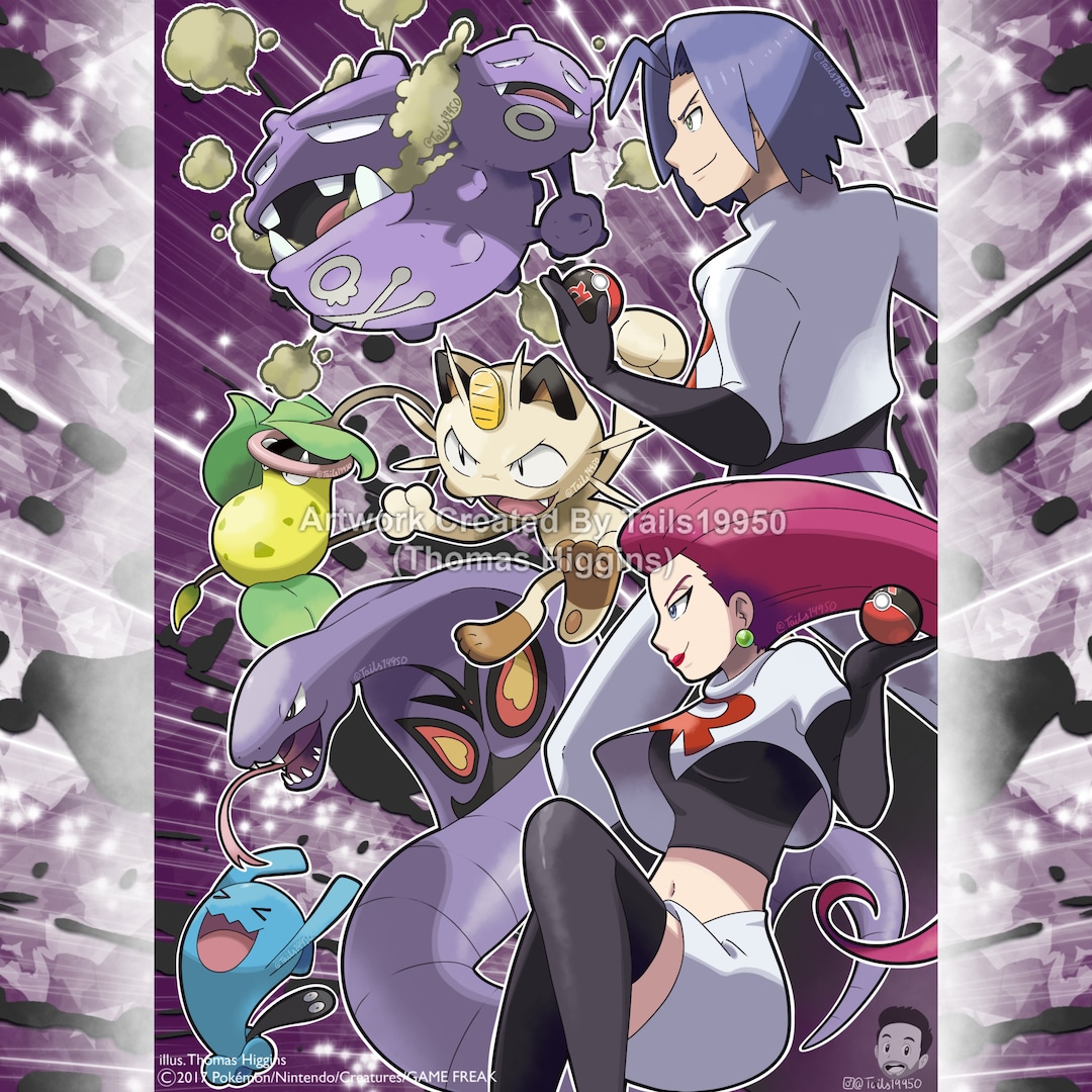 Team Rocket Members - Jessie and James - Etsy