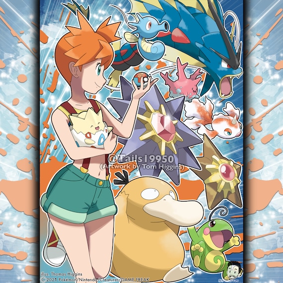 Cerulean Gym Leader Misty ANIME | Etsy