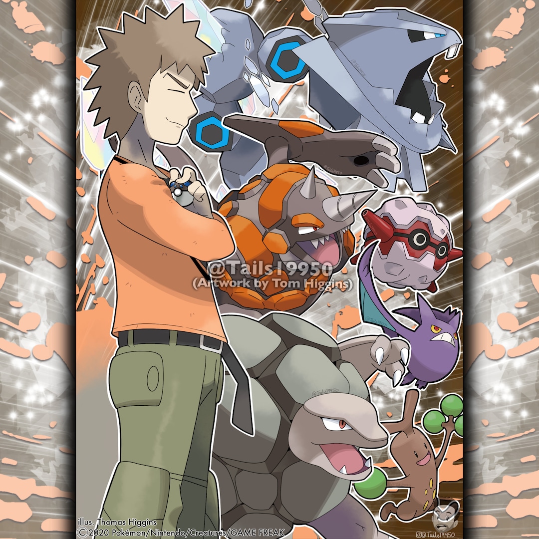 Pewter City Gym Leader - Brock - Etsy