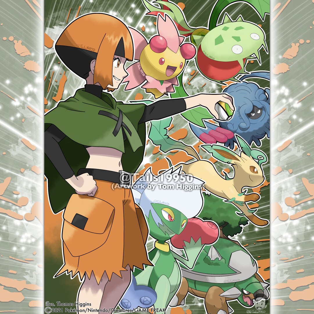 Eterna Gym Leader Gardenia - Etsy