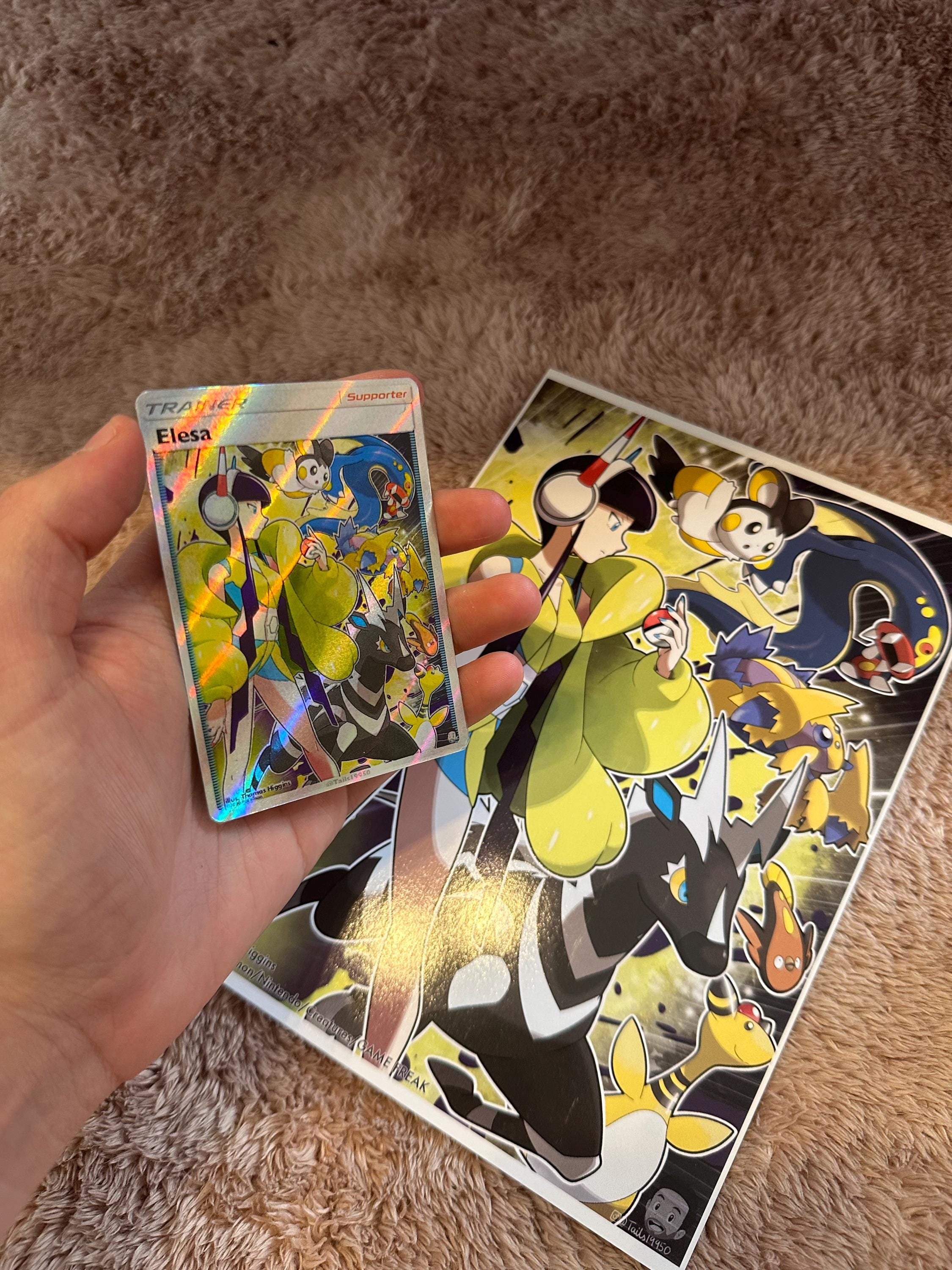 Pokemon Elesa Card