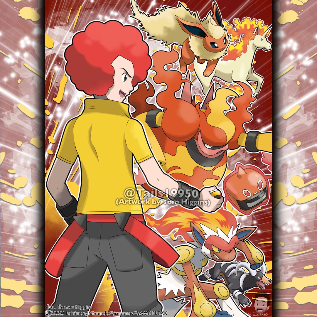 Elite Four Member Flint - Etsy