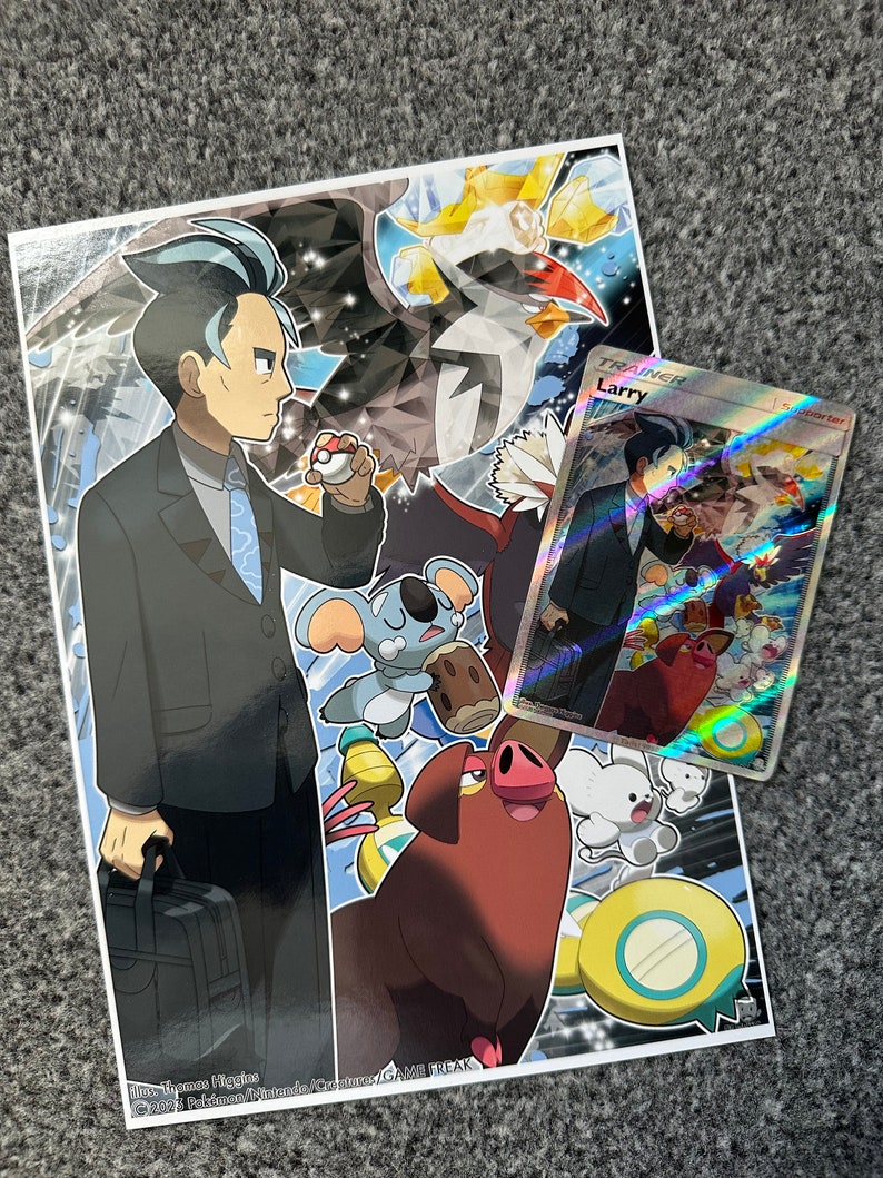 Medali Gym Leader - Larry - Etsy