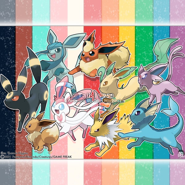 Eeveelutions Pride - Etsy