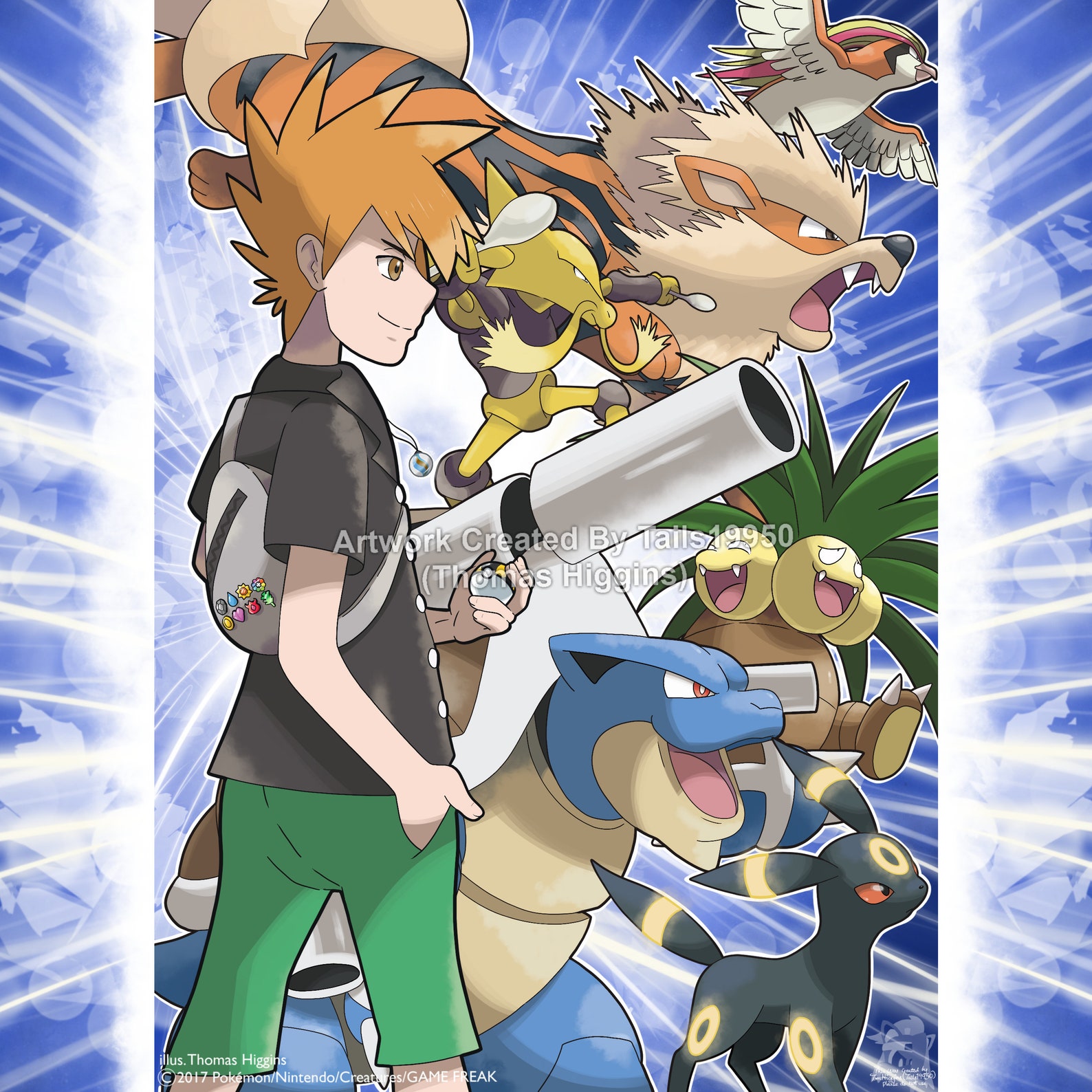 Pokemon Champion Blue - Etsy