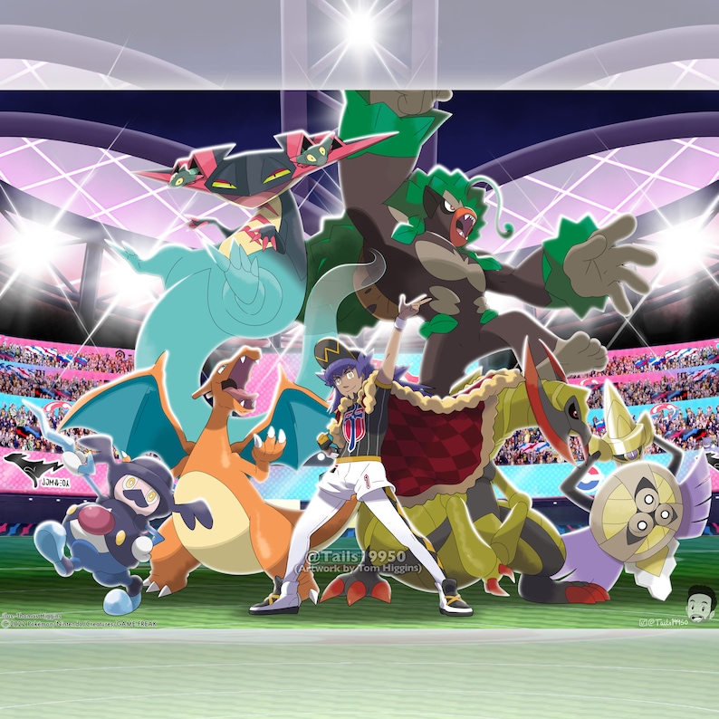 Masters 8 Galar Champion Leon - Etsy