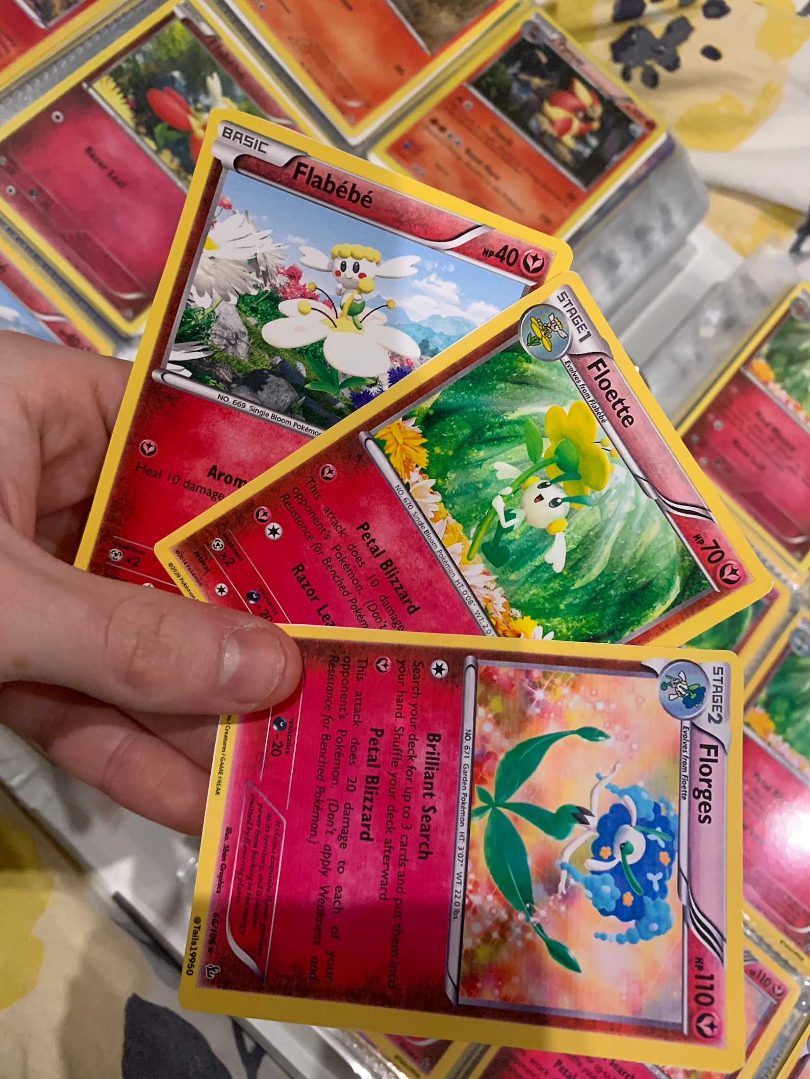 FAKE POKEMON CARD Printouts the Flabebe Family | Etsy