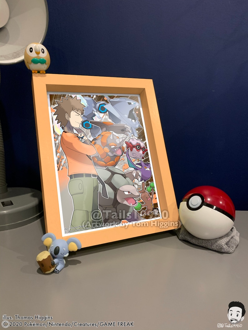 Pewter City Gym Leader Brock | Etsy