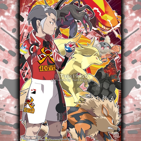 Motostoke Gym Leader Kabu | Etsy