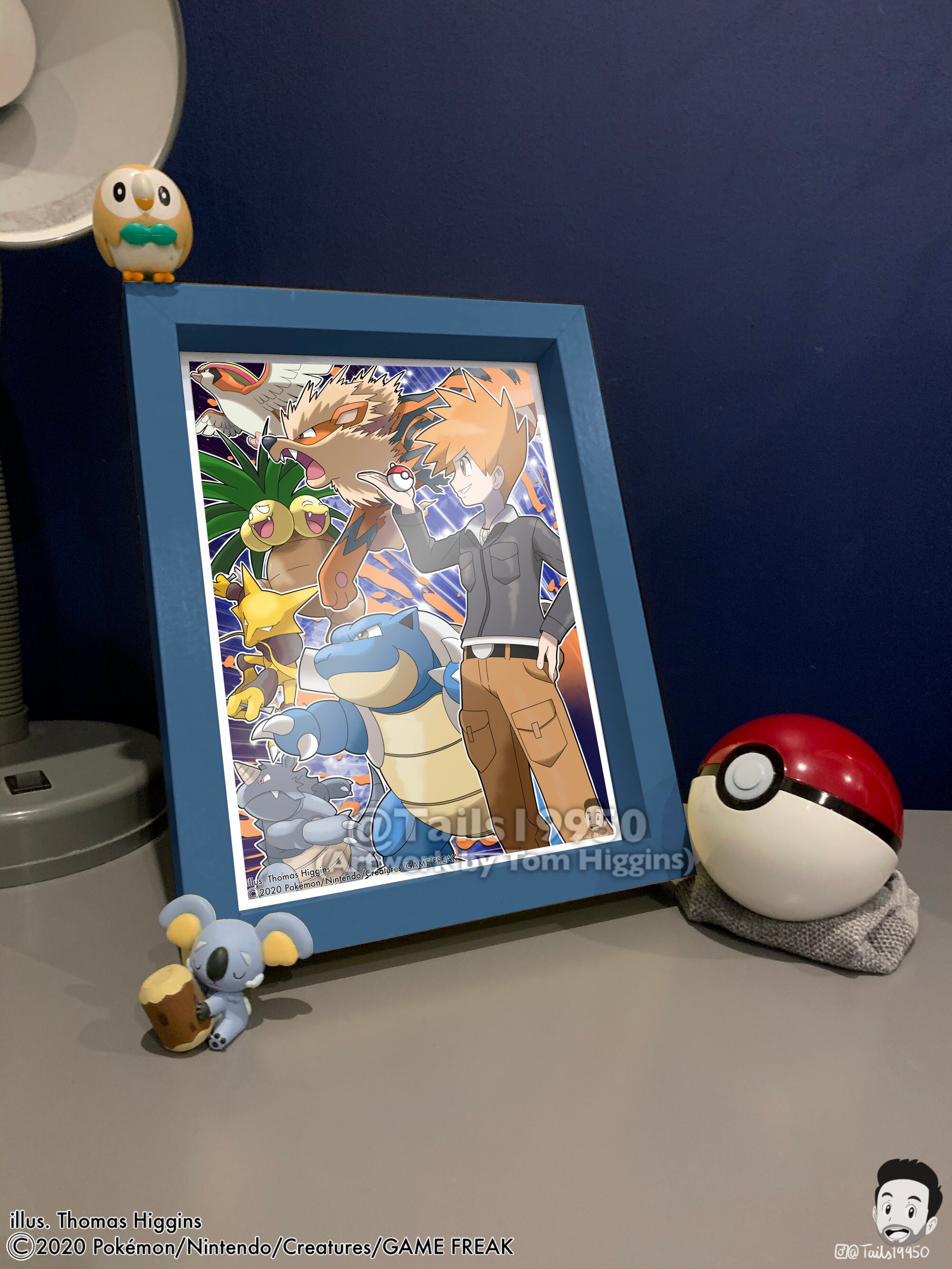 Rival Print Blue HGSS - Etsy