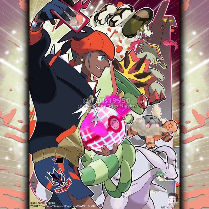 Pokemon Gym Leader Raihan - Etsy UK