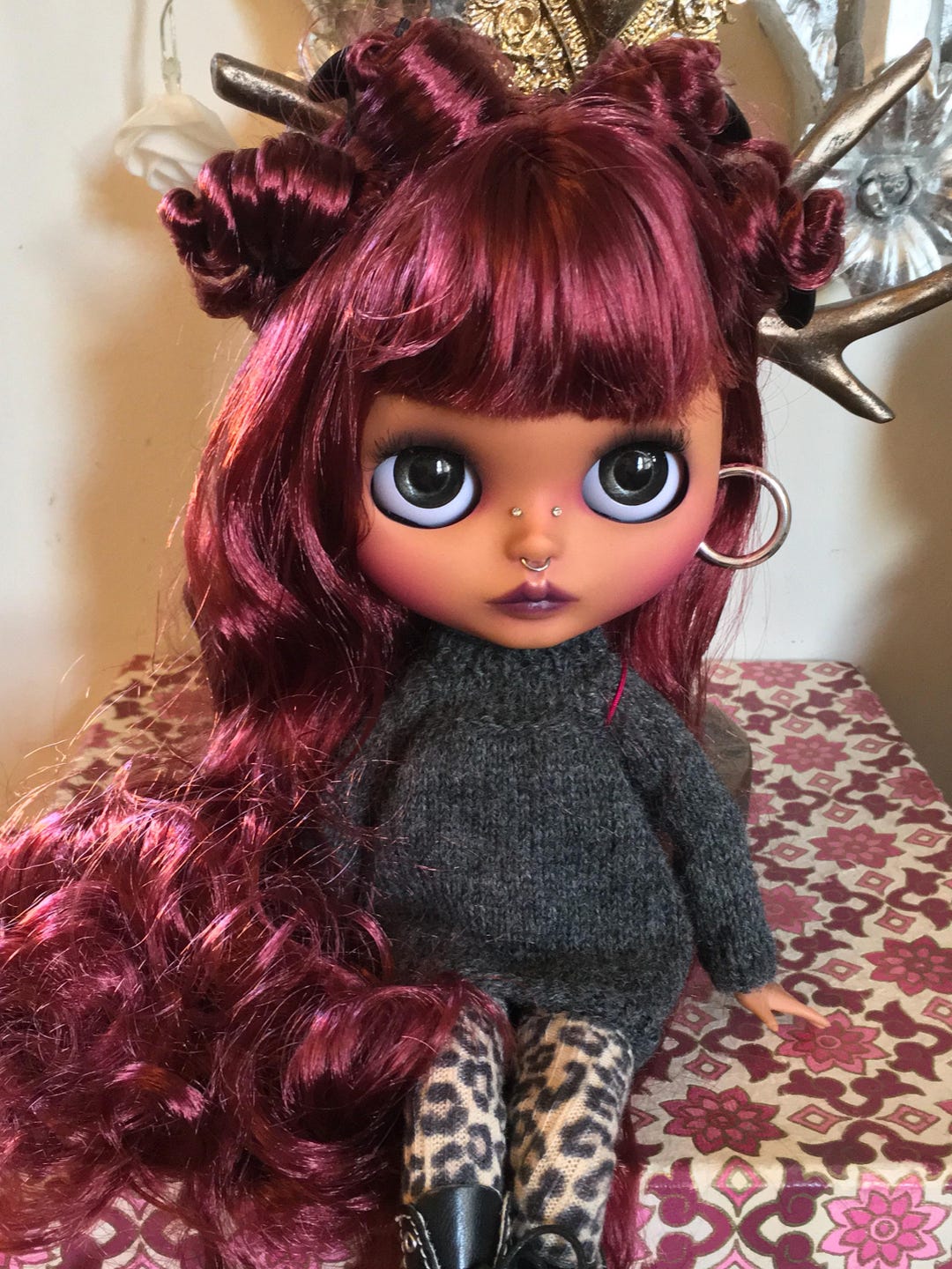 Custom Blythe Doll Factory OOAK cleopatra by Dollypunk21 free Set of ...