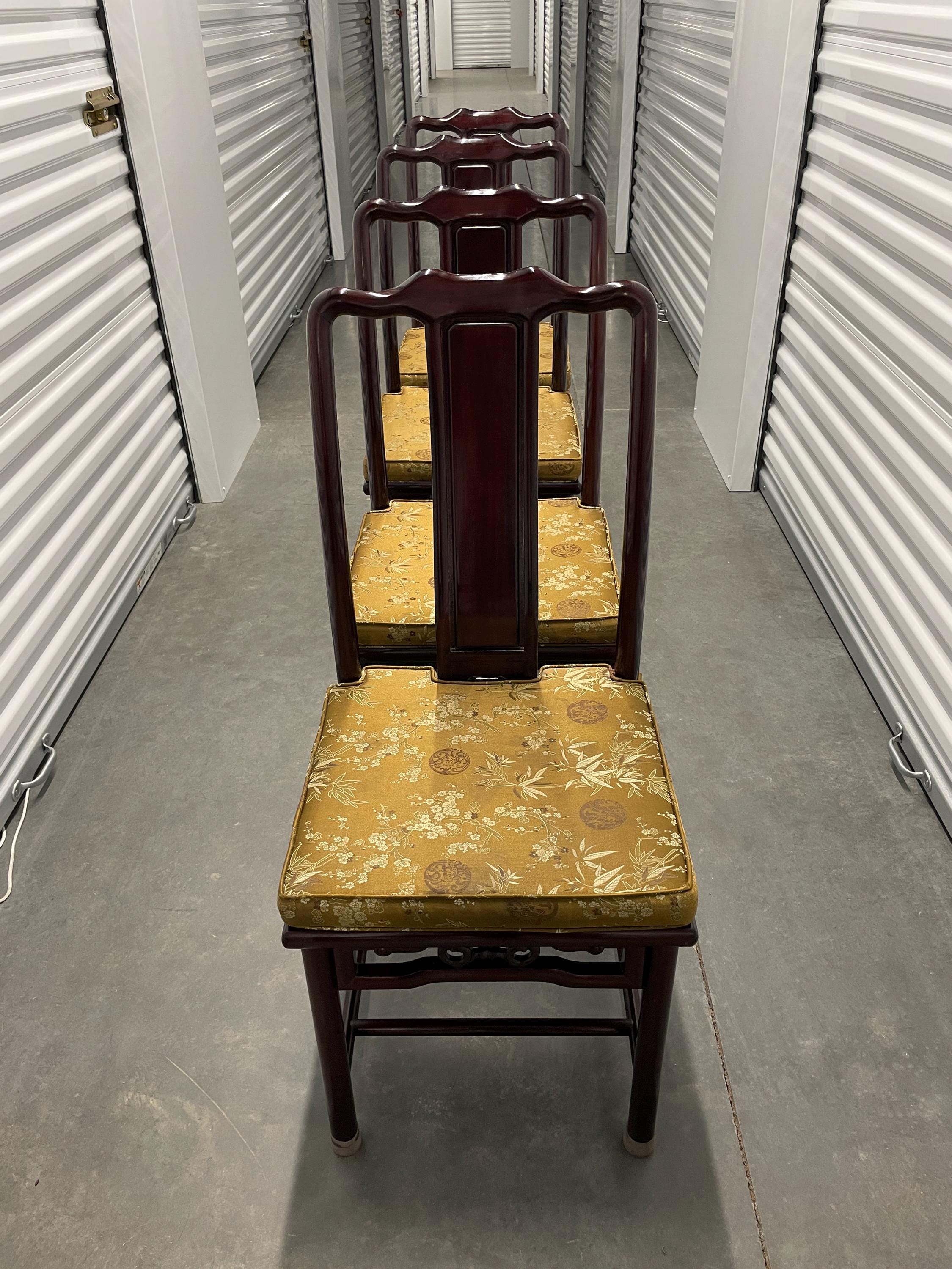 Mahjong Table and Chairs Vintage Rosewood - Etsy