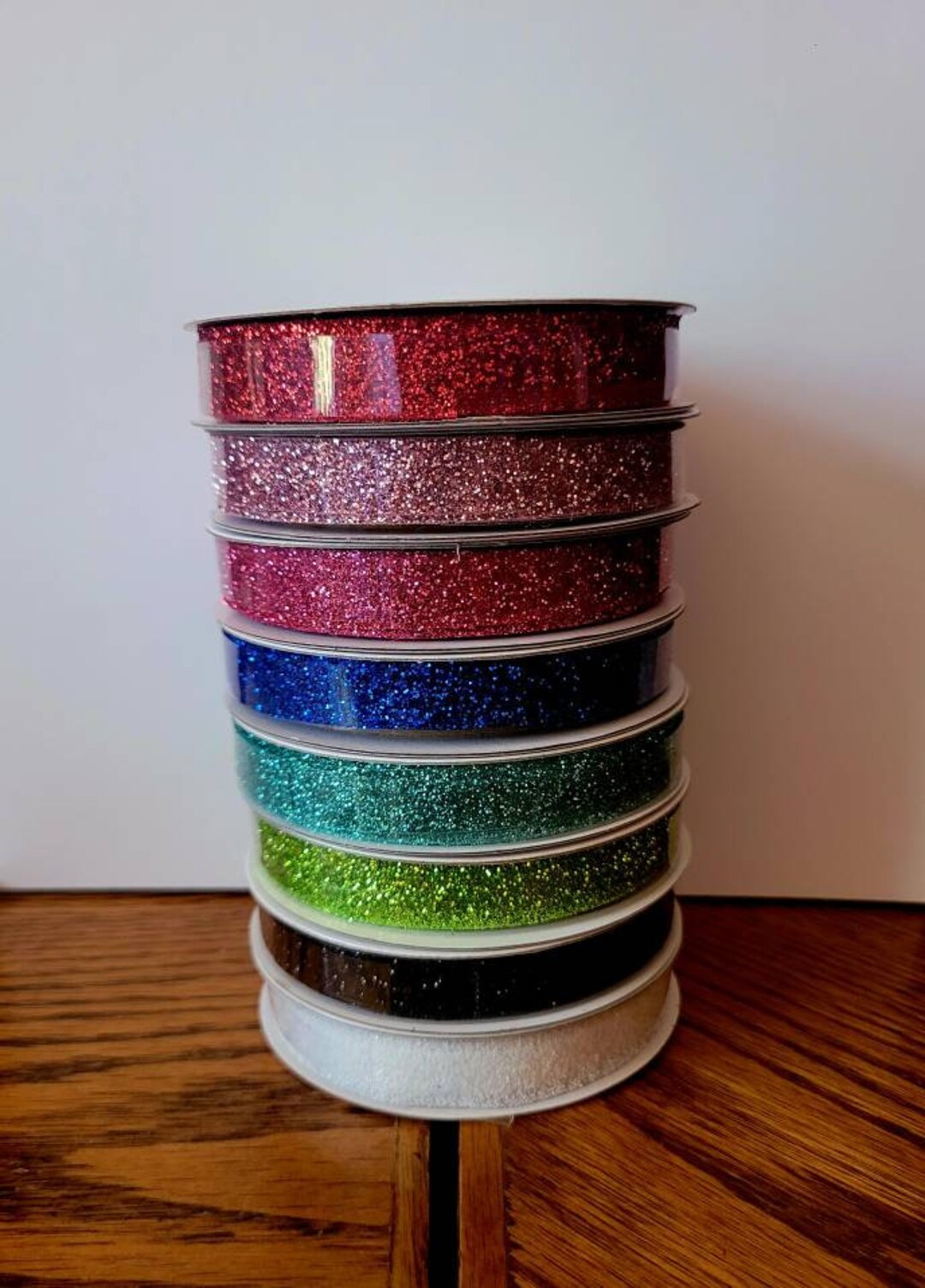 Glitter Ribbon: 3/8" Crafting Ribbon, Bow Making - 4 Yards - Etsy
