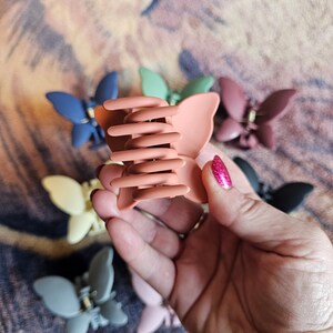 Jumbo Butterfly Claw Clip - Etsy