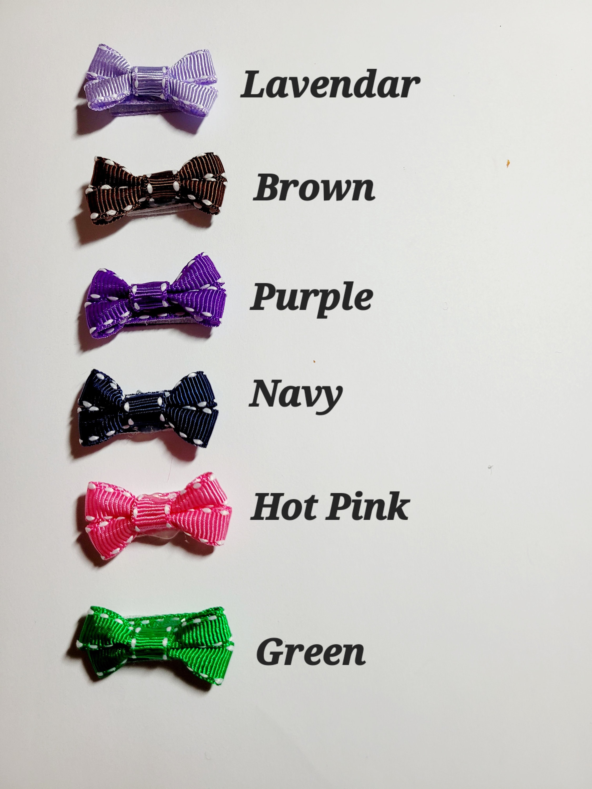 Infant Ribbon Hair Bows With VELCRO® Brand Hook and Loop Fastener ...