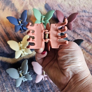 Jumbo Butterfly Claw Clip - Etsy