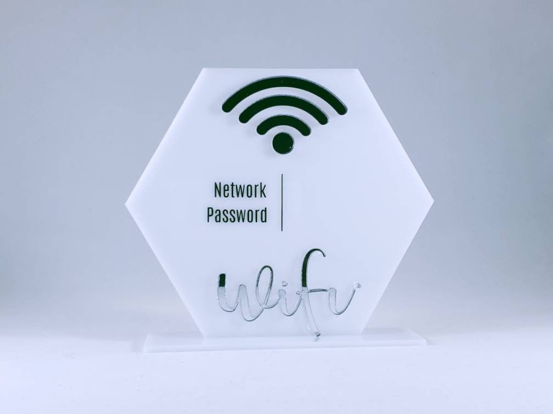 WIFI Password Sign | Wifi Sign for Guests | Wifi Sign for Business ...