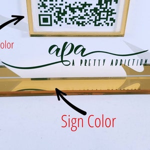 Let's Connect! | Social Media QR Code Acrylic Sign | Scan Sign ...
