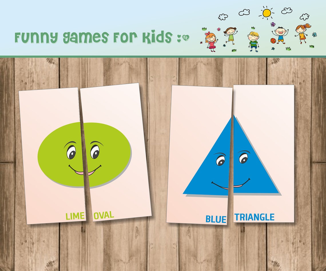 Baby Flash Cards Printable Puzzle PDF Download Toddler Brain | Etsy