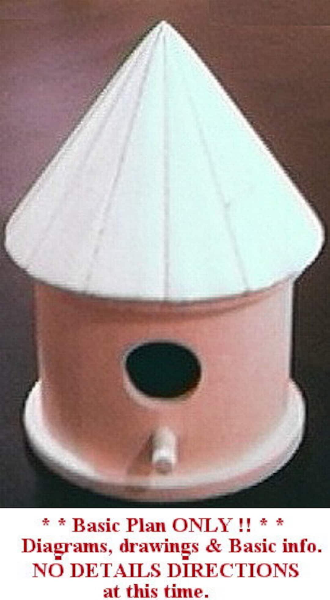 Round Birdhouse Digital Download Plans. - Etsy