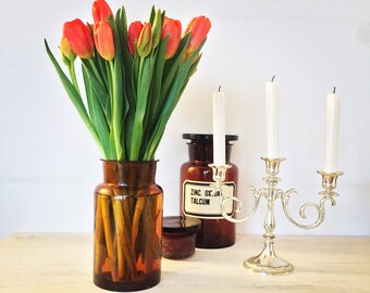 Amber glass decor | Etsy