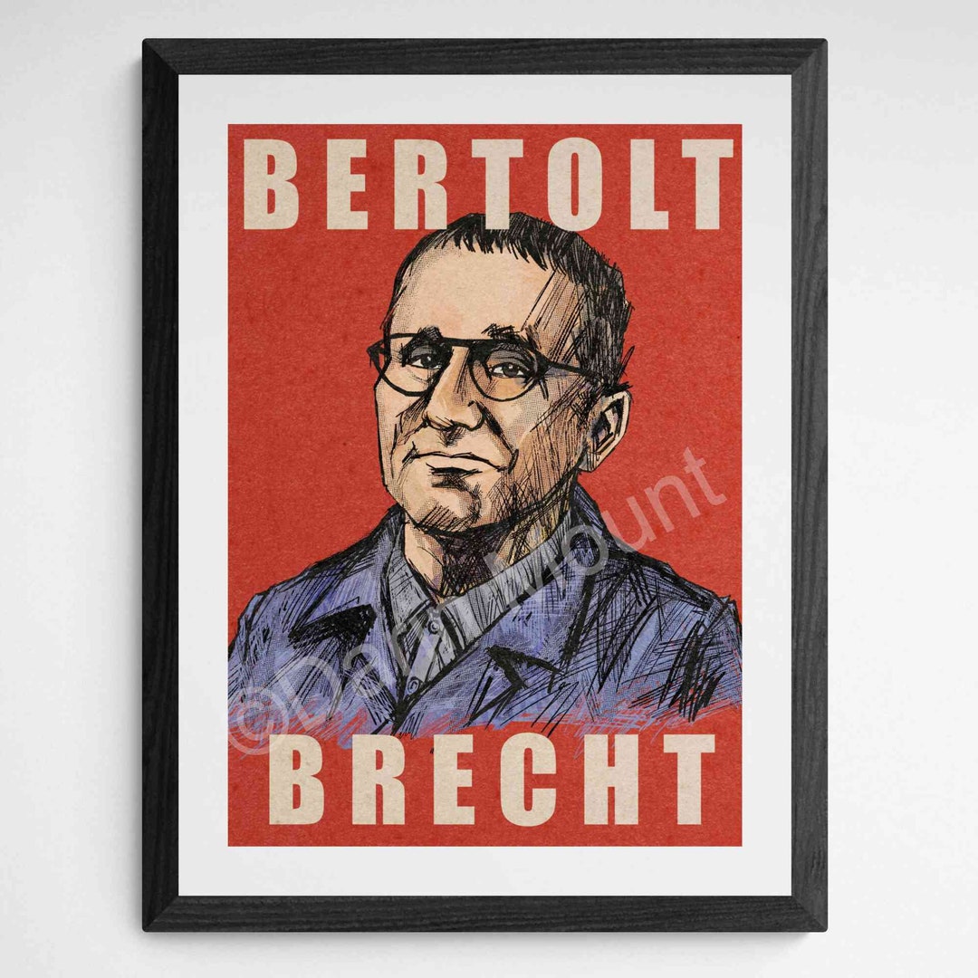 BERTOLT BRECHT Print, Typography Print, Brecht Quotes, Available in 3 ...
